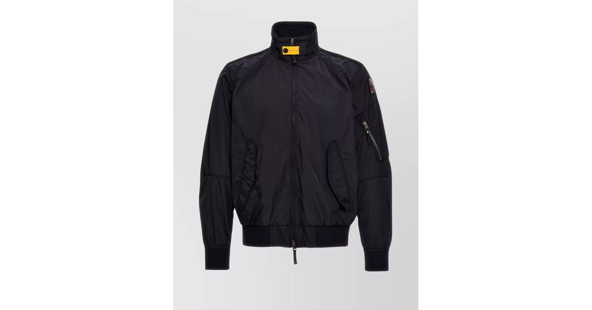 Parajumpers 'Fire' High Collar Jacket With Arm Pocket in Blue for Men ...