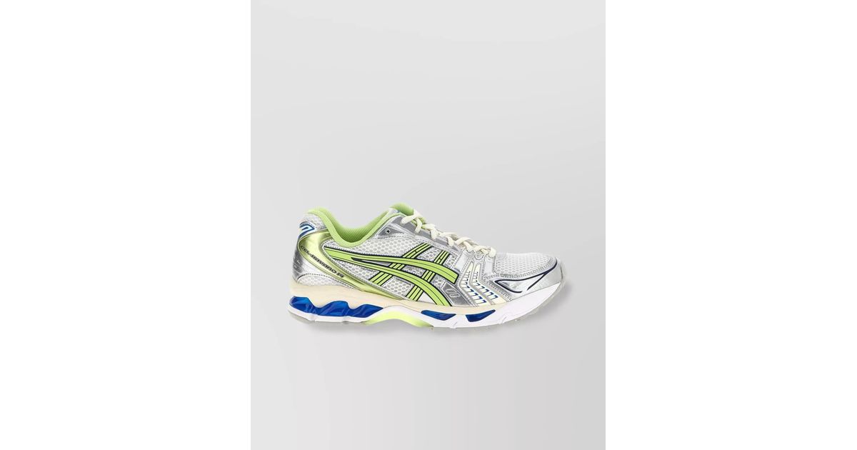 Asics 14 Mesh Reflective Sneakers in Green | Lyst UK