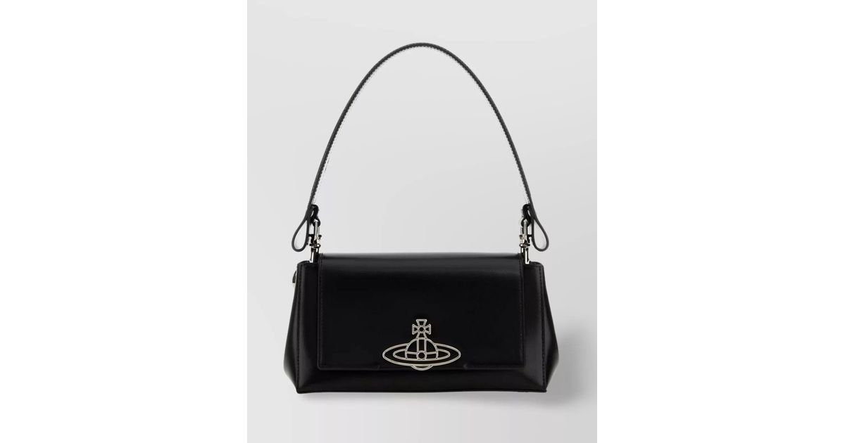 Vivienne Westwood Medium Rectangular Hazel Shoulder Bag in Black | Lyst