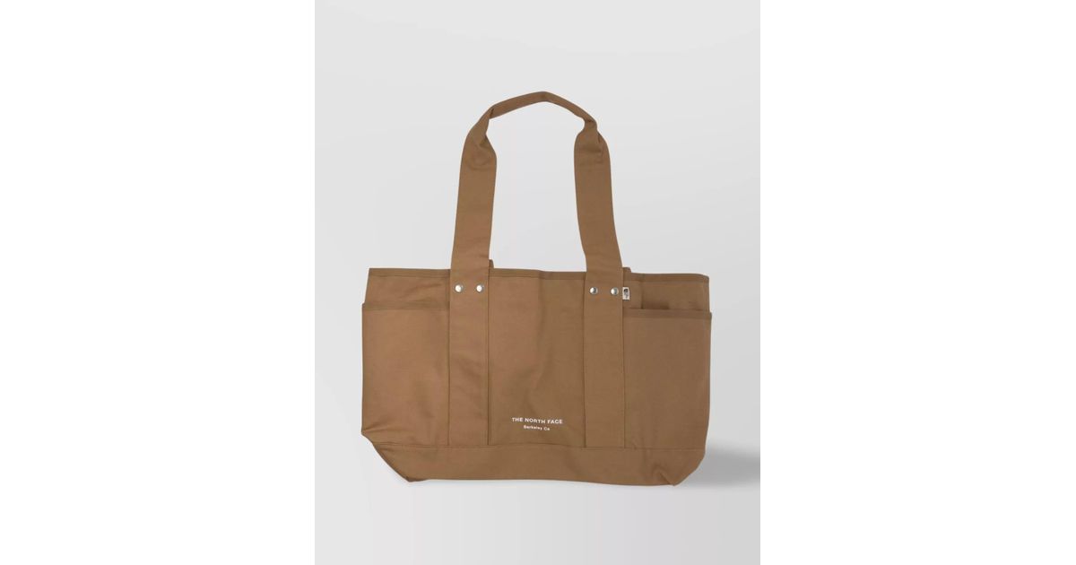 The North Face Double Handle Tote Bag With Riveted Accents And Side ...