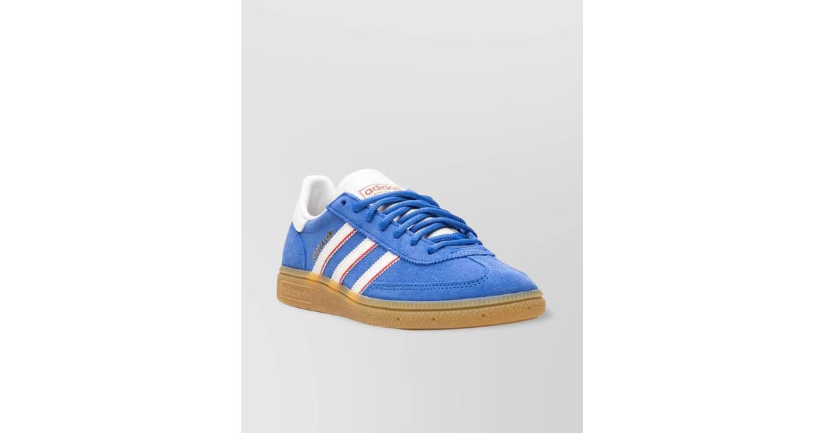 adidas Handball Sneaker Round Toe in Blue for Men | Lyst