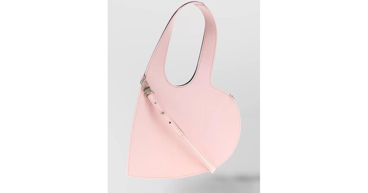 Coperni Heart-Shaped Cross-Body Bag Adjustable Strap in Pink | Lyst