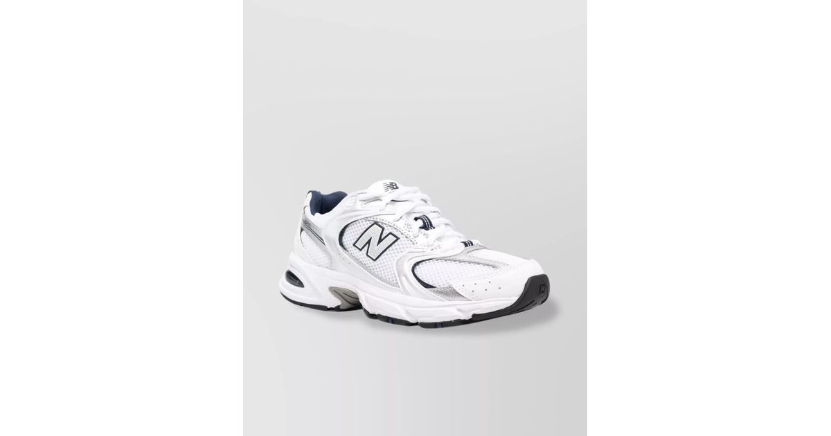 New Balance 530 Mesh Perforated Pull-Tab Ridged Rubber in White for Men ...