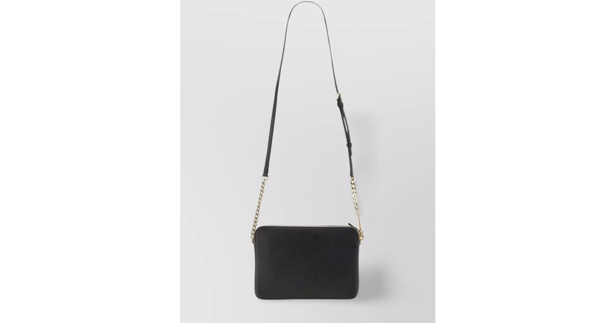 Michael Kors Large Jet Set Cross-Body Bag in White | Lyst