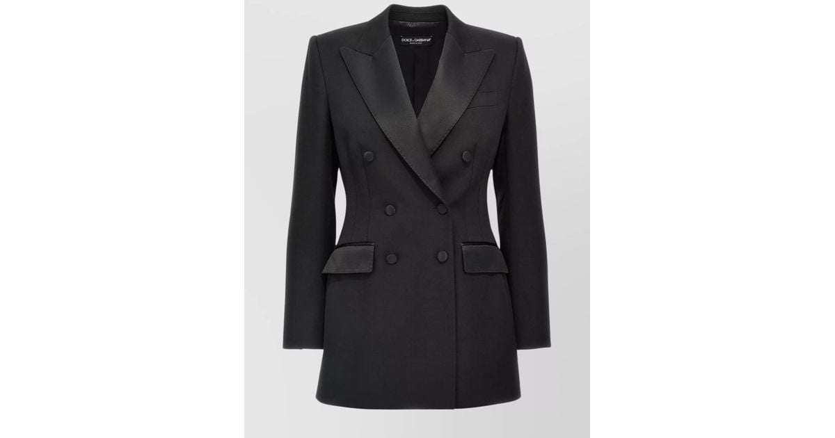 Dolce & Gabbana 'Turlington' Blazer Double-Breasted Structured ...