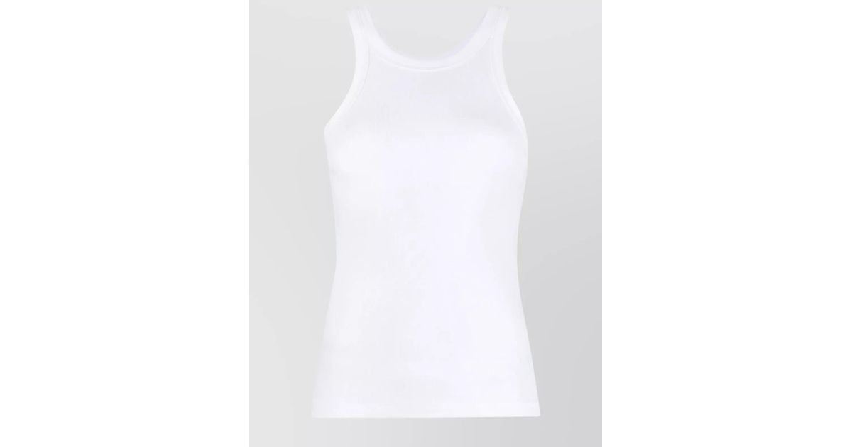 TOTEME Tank Top in White | Lyst