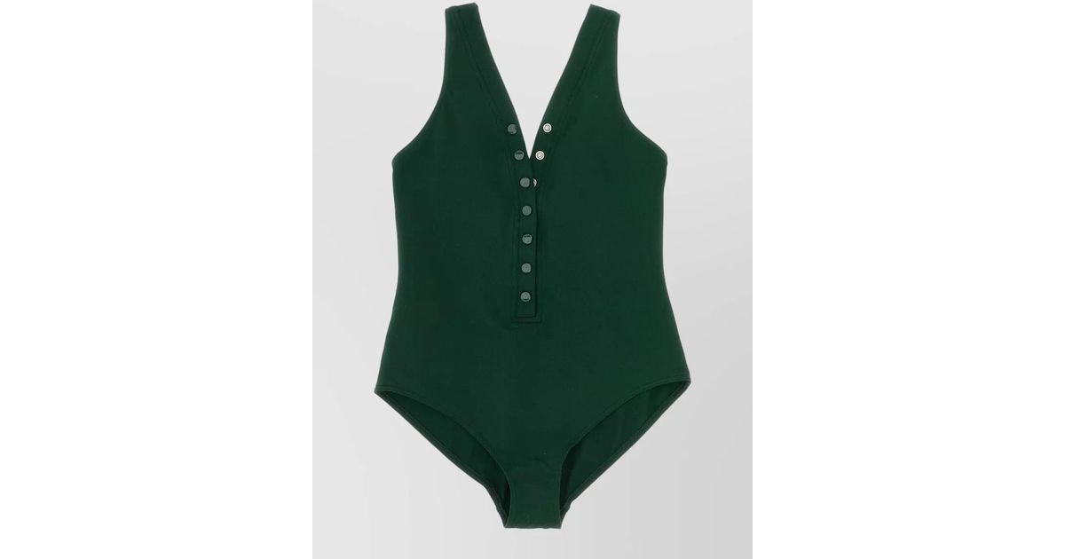 Eres Icône One-Piece Swimsuit in Green | Lyst UK