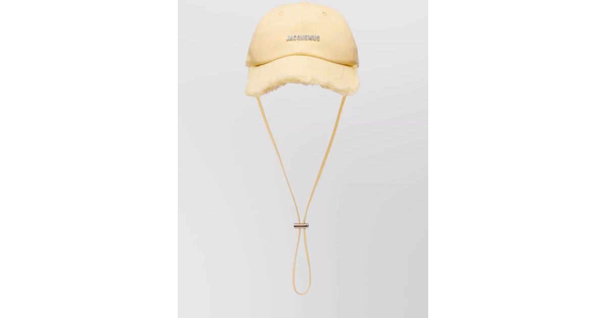 Jacquemus Cotton Logo-Embroidered Baseball Cap in White | Lyst UK
