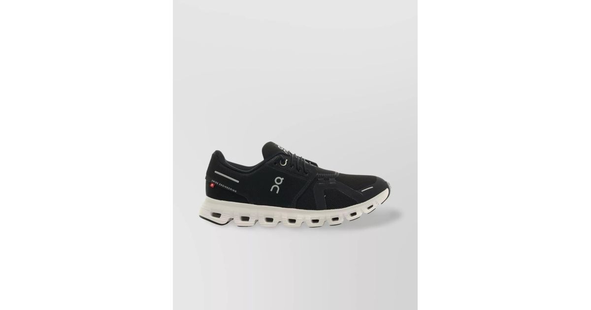 On Shoes Mesh Chunky Rubber Sole Sneakers in Black | Lyst UK