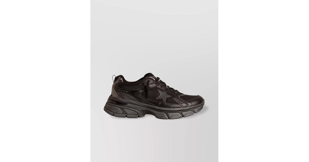 Golden Goose Starlight Panelled Mesh Sneakers in Black | Lyst UK