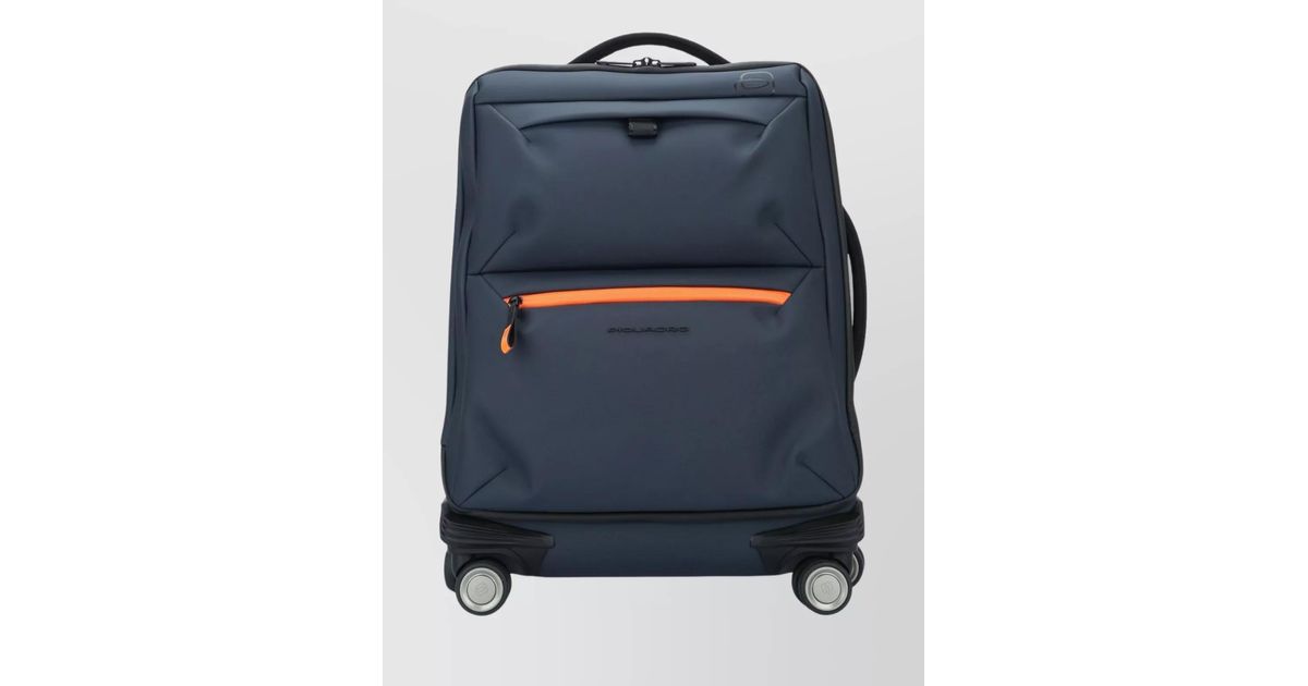 Piquadro Travel Trolley With Multiple Handles And Wheels in Blue | Lyst