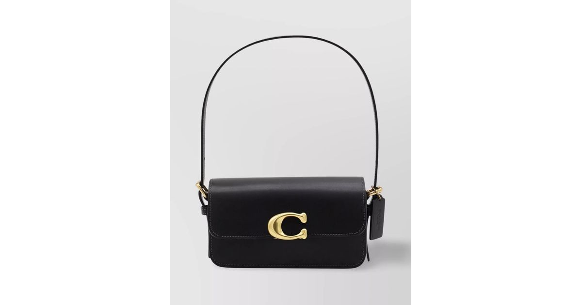 COACH Rectangular Strap Bag Hardware in Black | Lyst