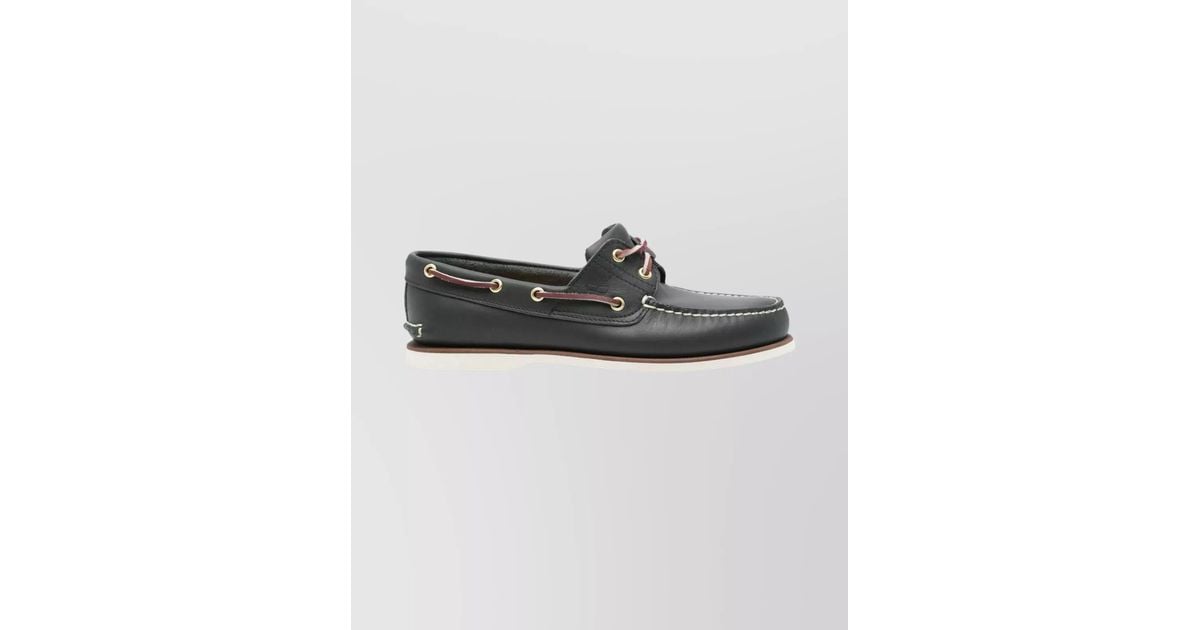 Timberland Boat Shoes With Contrast Stitching And Eyelet Detailing in ...