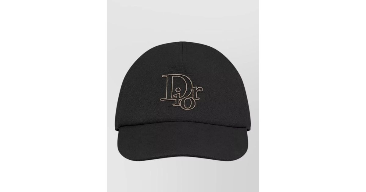 Dior Curved Brim Hat For Stylish Looks in Black for Men | Lyst UK