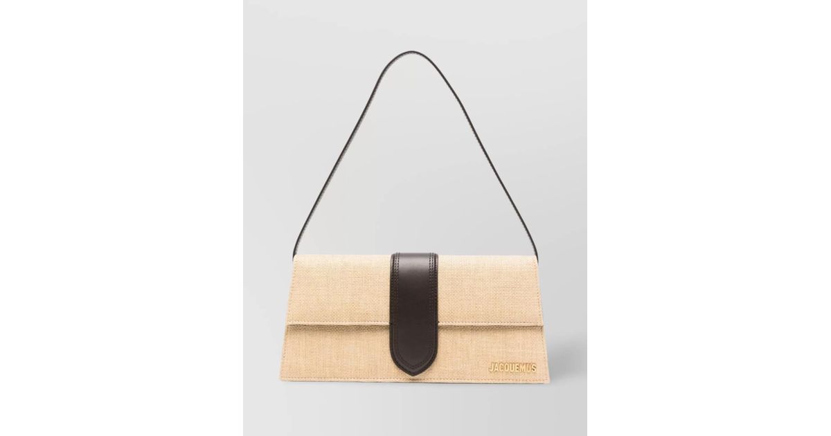 Jacquemus Shoulder Bag Long Rectangular Shape in Natural | Lyst