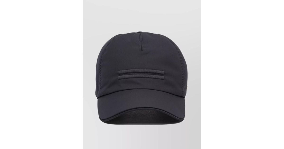 ZEGNA Brim Detail Embroidered Hats in Blue for Men | Lyst