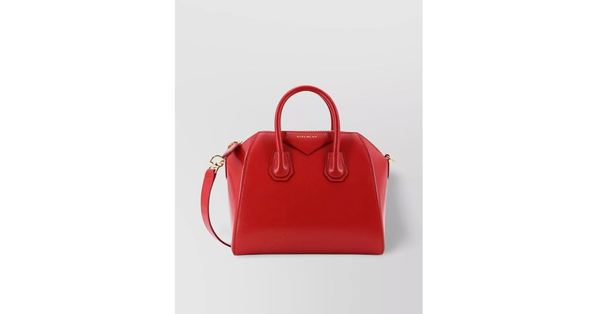 Givenchy Mini Leather Shoulder Bag With Structured Shape | Lyst