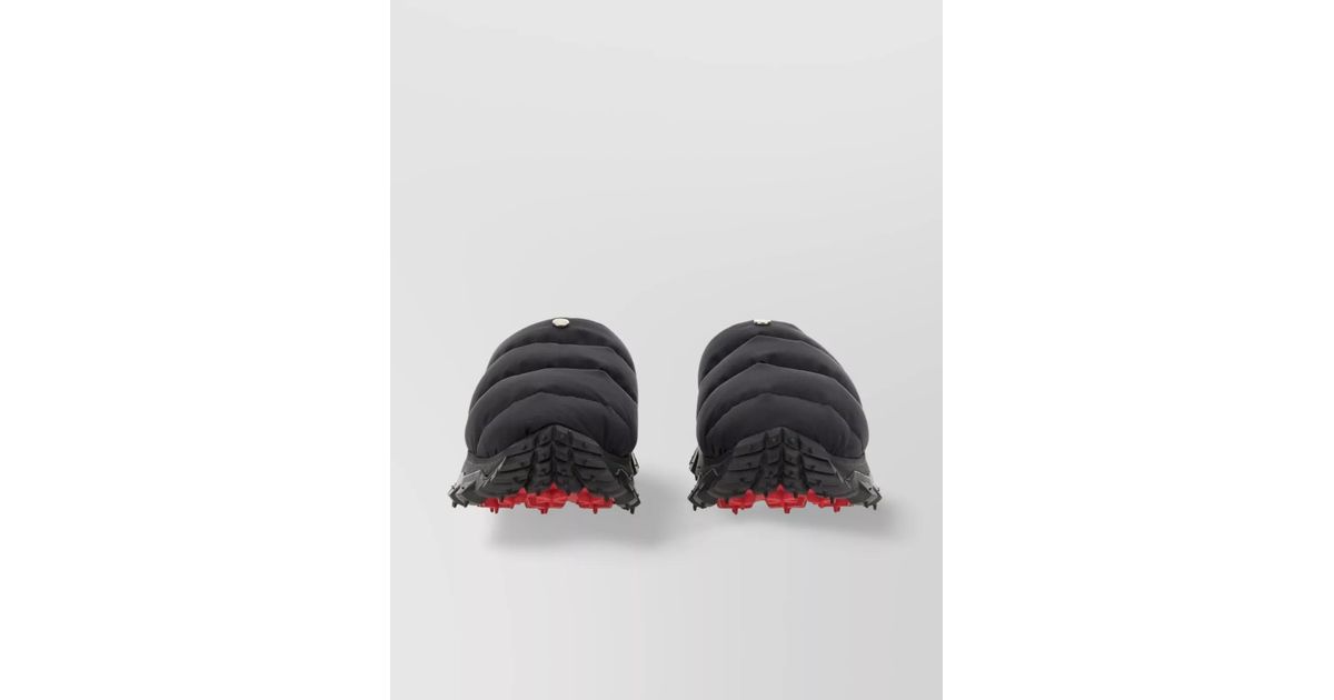 Moncler Genius Down Slippers in Black | Lyst
