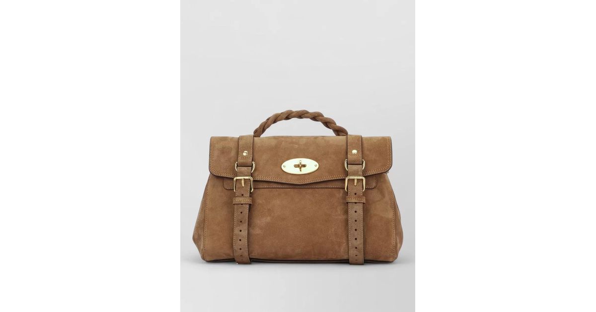 Mulberry Alexa Shoulder Bag in Brown | Lyst UK