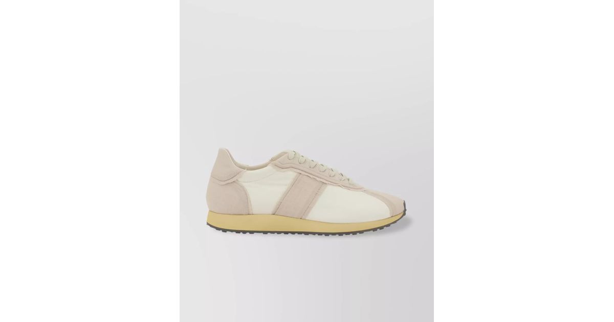 The Row Paneled Design Stability Sneakers in Natural | Lyst UK