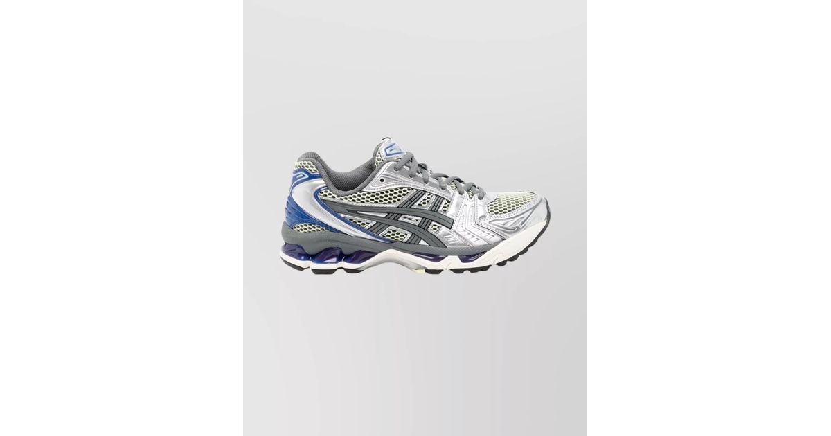 Asics Casual Sneakers With Mesh Upper And Rubber Outsole in Metallic ...
