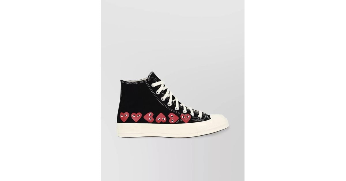 COMME DES GARÇONS PLAY Converse Collaboration Sneakers Featuring Heart ...