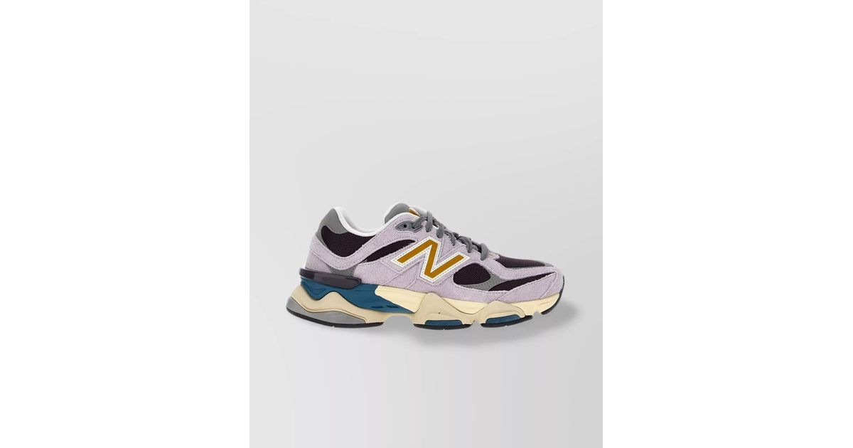 New Balance Sneakers Mesh Panel Suede Overlays in Metallic | Lyst