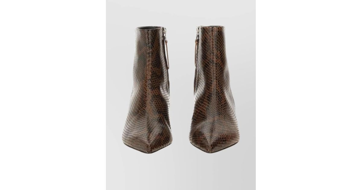 Aeyde Pointed Toe Ankle Boots With Kitten Heel | Lyst UK