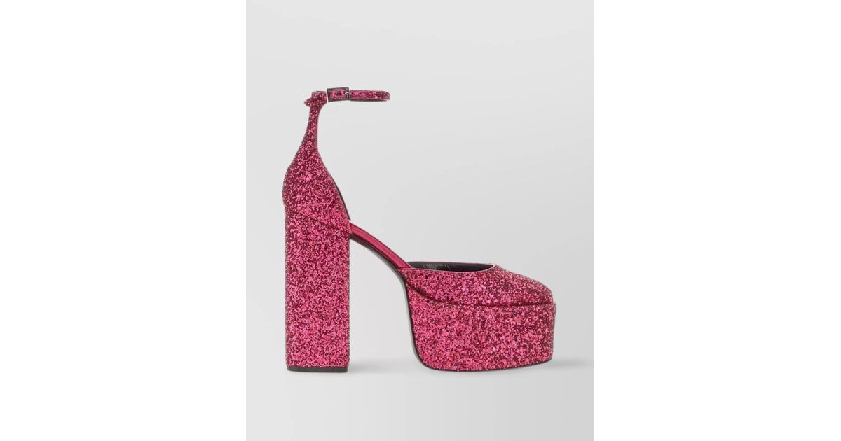 Paris Texas Sparkling High Heel Pumps Platform Sole in Pink | Lyst UK