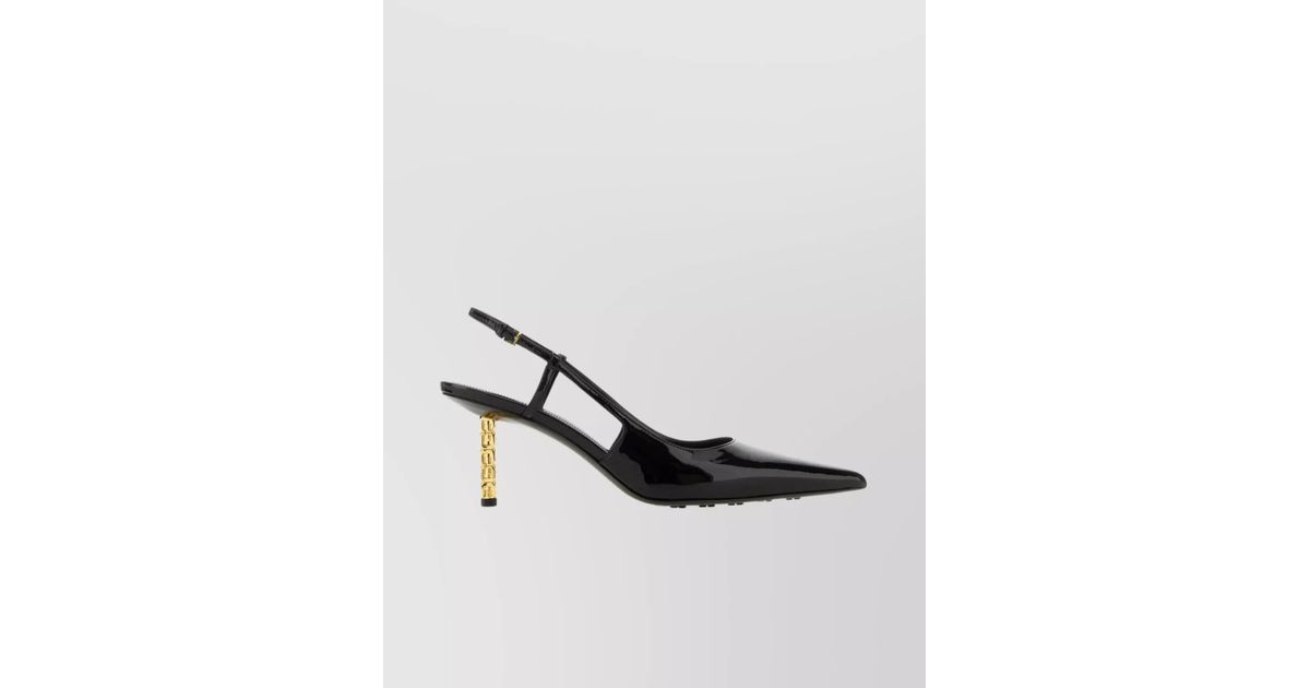 Givenchy G-Cube Pointed Leather Pumps in Black | Lyst