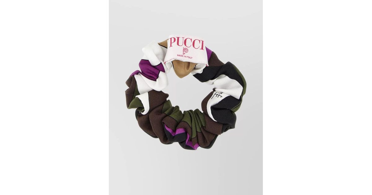 PUCCI Iride Hair Tie For Everyday Use in Pink | Lyst UK