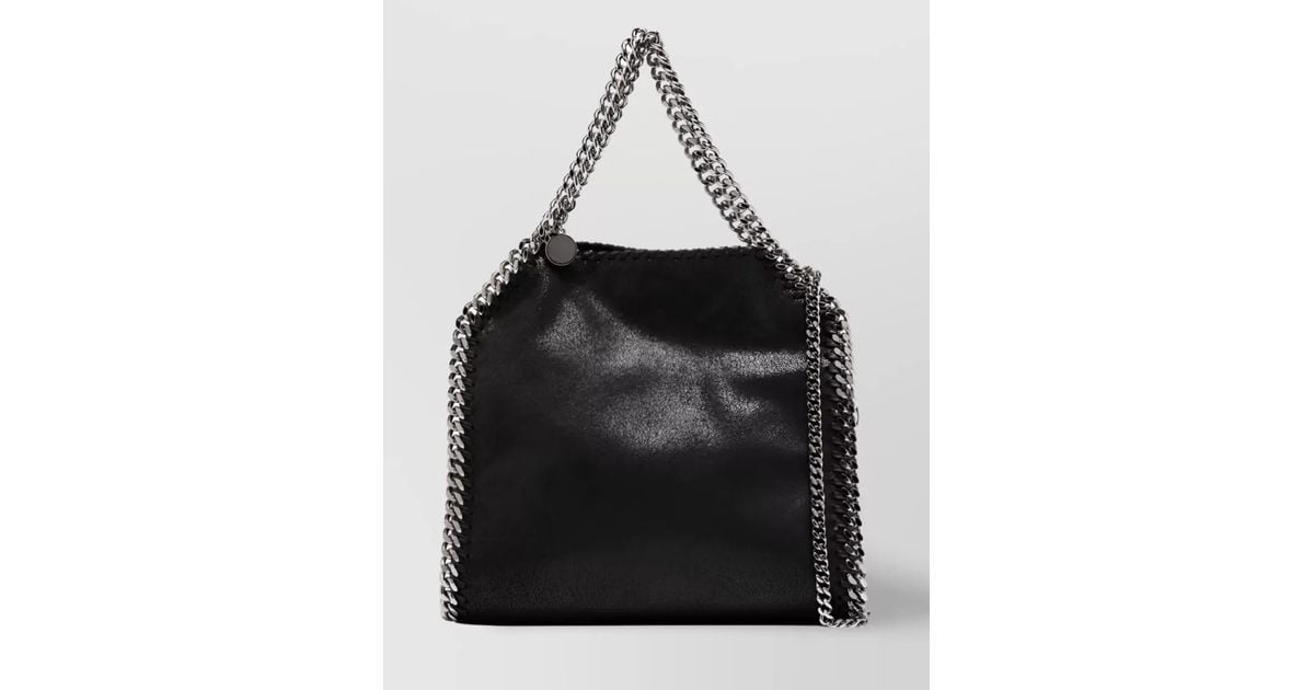Stella McCartney Falabella Compact Chain-Link Fold-Over Tote Bag in ...