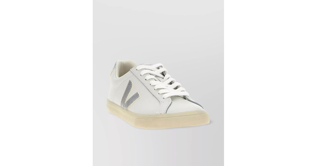 Veja Metallic Rubber Sole Sneakers | Lyst