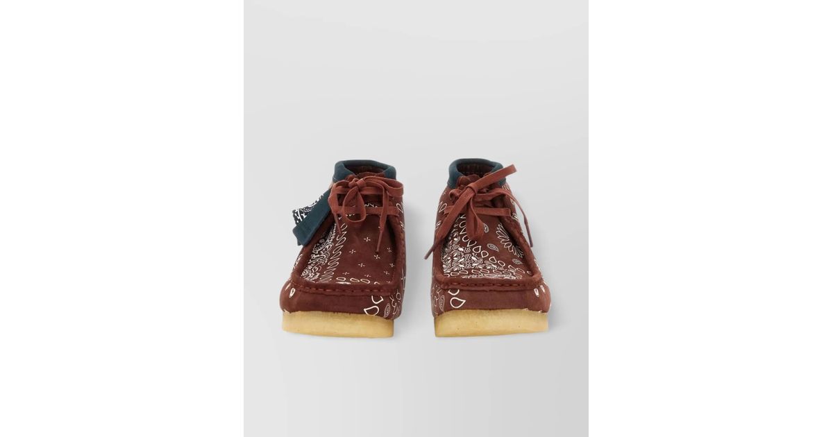 Clarks Leather Paisley Boots in Brown for Men | Lyst