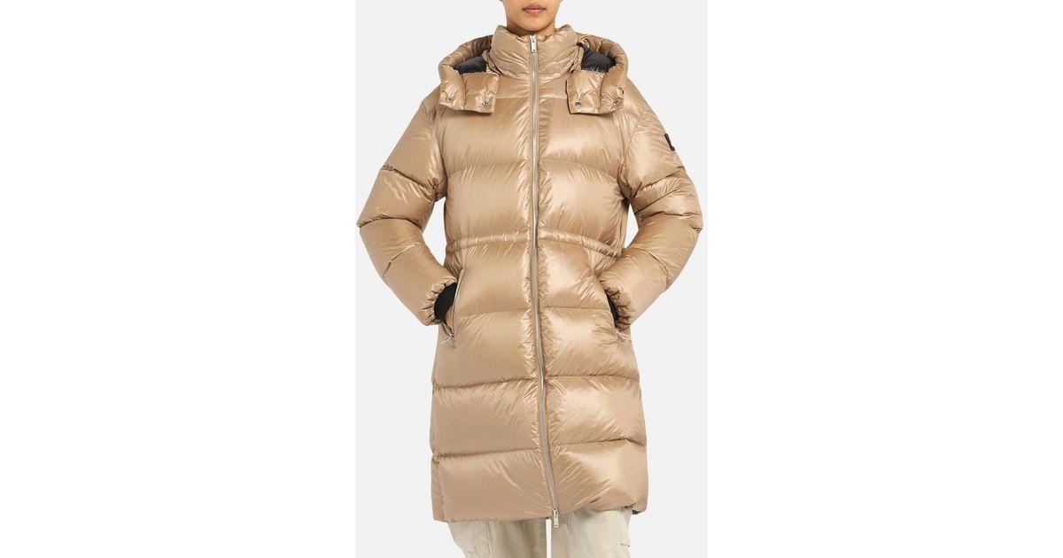 Moose Knuckles Juniper Nylon Parka in Natural | Lyst