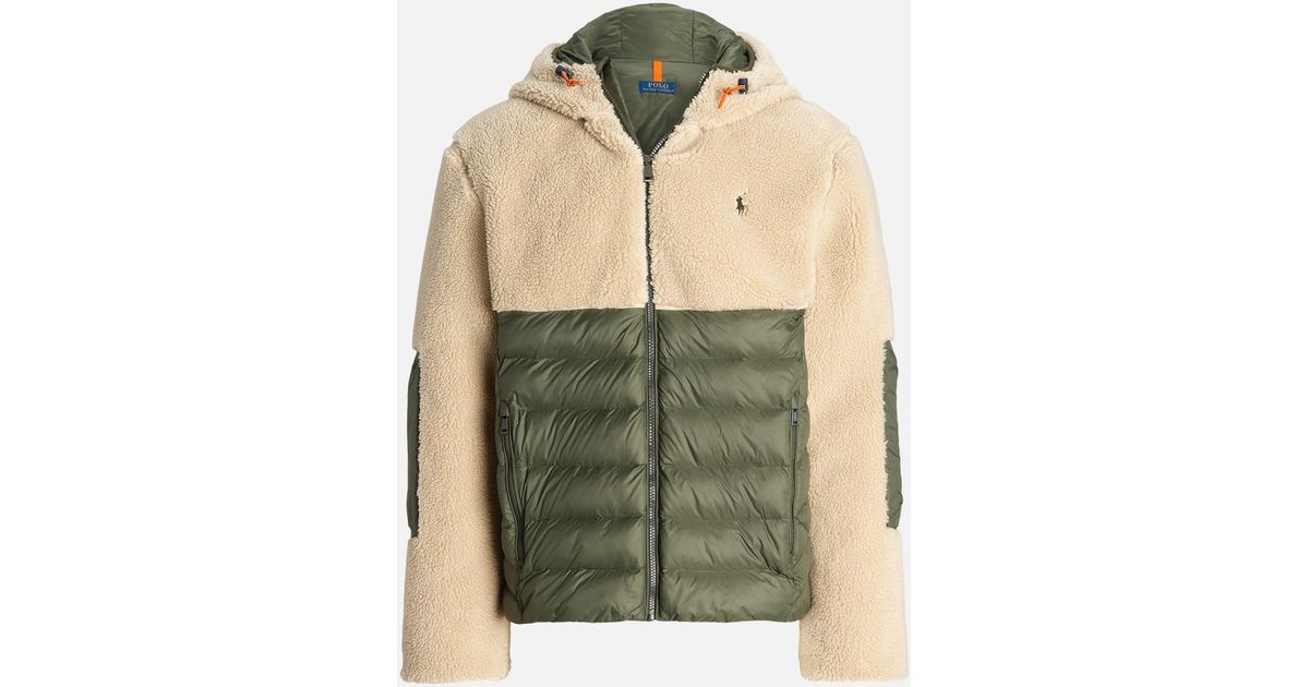 Polo Ralph Lauren Hi Pile Terra Insulated Bomber Jacket in Green for ...