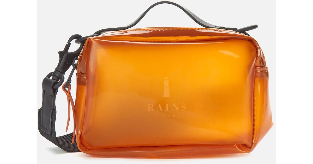 Rains Box Bag Micro in Orange for Men | Lyst