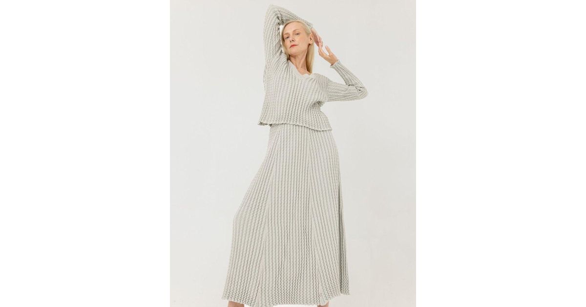 THE KNOTTY ONES Vagos A-Line Skirt in White | Lyst UK