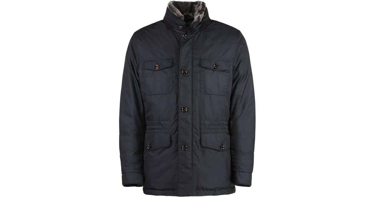 Moorer Jacket With Multiple Pockets in Black for Men | Lyst