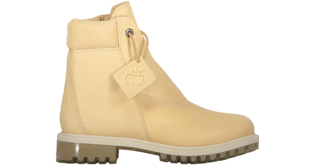 A_COLD_WALL* X Timberland Leather Boots in Natural | Lyst