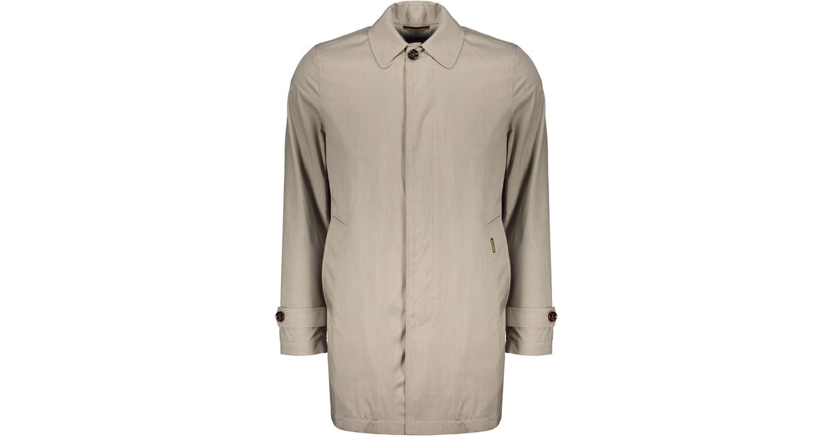 Moorer Buttoned Jacket in Natural for Men | Lyst