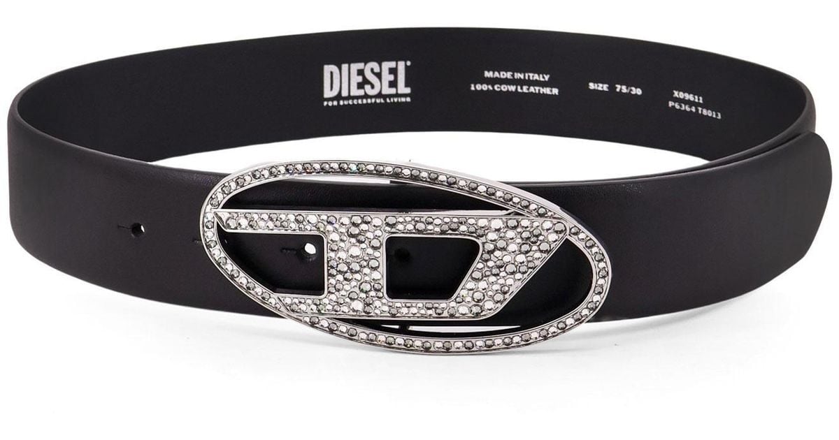 DIESEL Belts in Black | Lyst