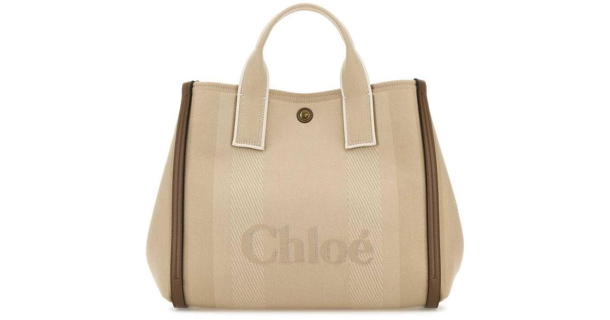 Chloé Handbags in Natural | Lyst