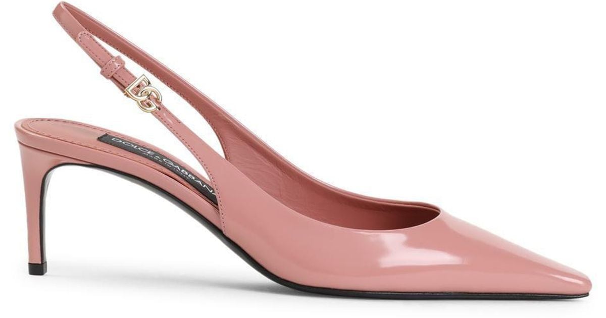 Dolce & Gabbana Mules in Pink | Lyst