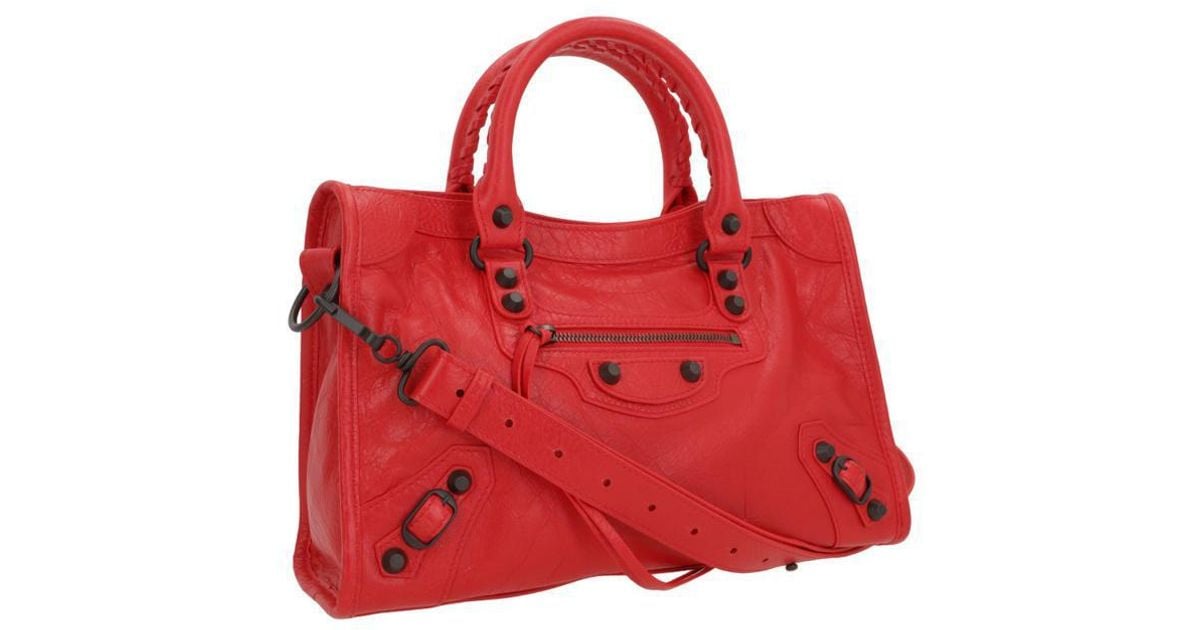 Balenciaga Bags in Red | Lyst