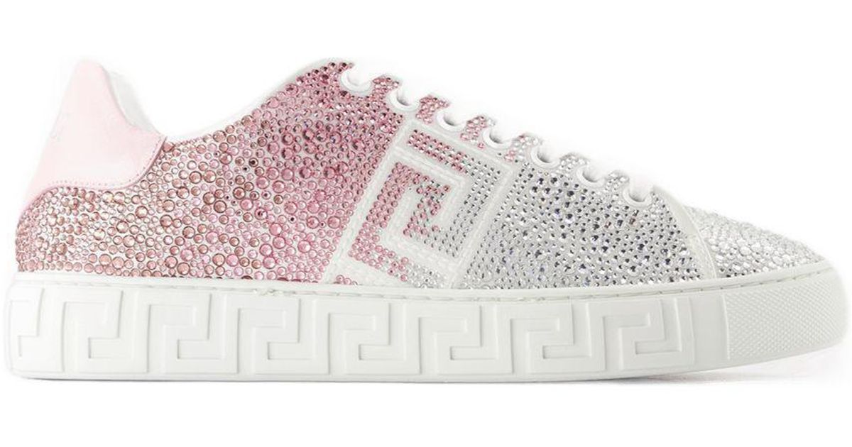 Versace Sneakers in Pink | Lyst