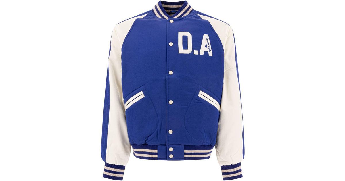 Human Made Vintage Style Bomber Jacket in Blue for Men | Lyst