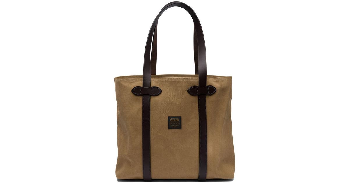 Filson Large Open Tote Bag in Brown | Lyst