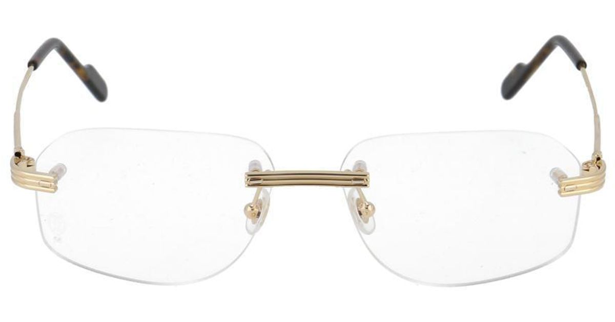 Cartier Optical in Metallic for Men | Lyst