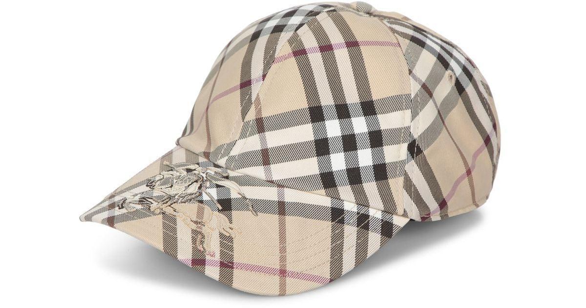 Burberry Hats in Natural for Men | Lyst